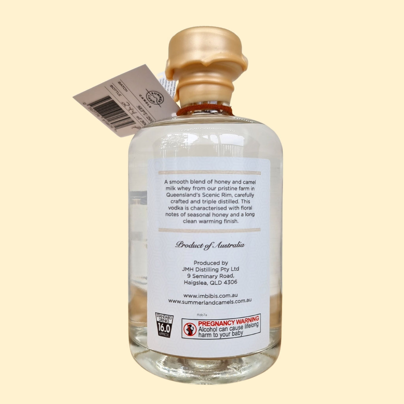 Camel Milk & Honey Vodka | Limited Edition | Australian Made – Summer ...